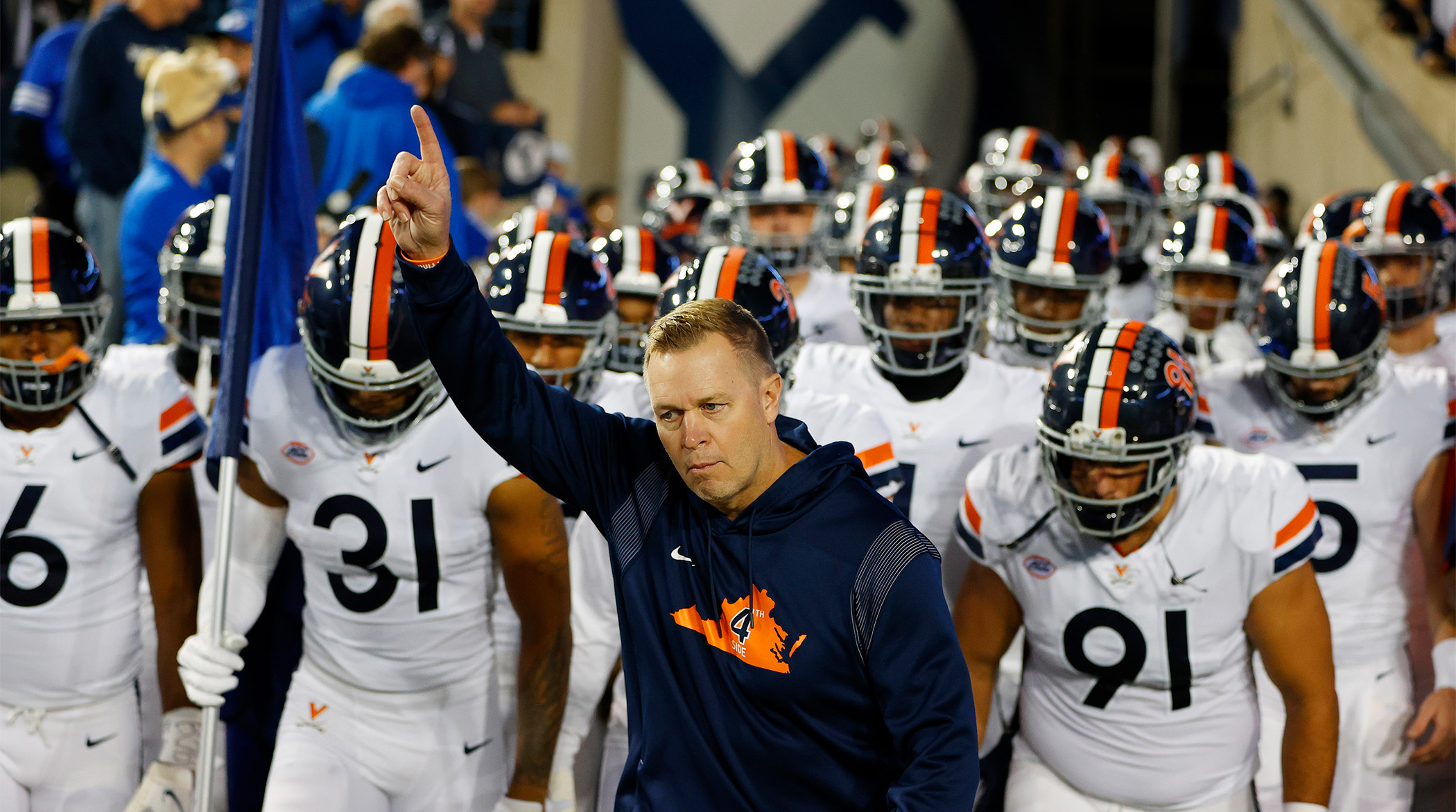 Bronco Mendenhall abruptly steps down as Virginia's head football coach ...
