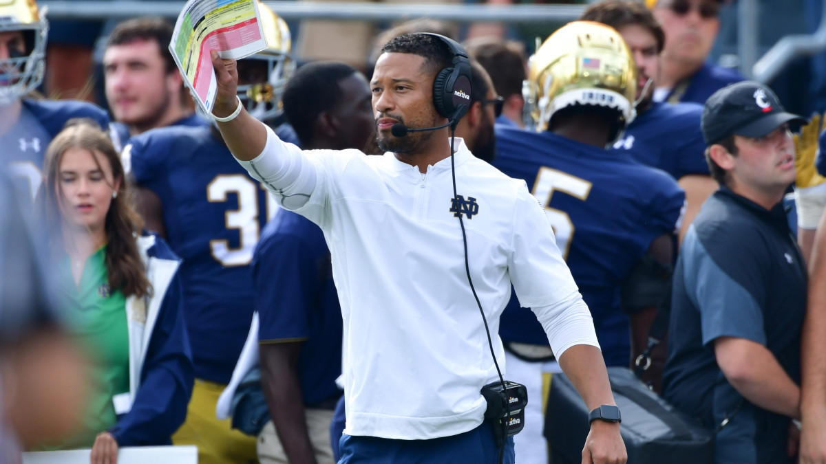 Marcus Freeman, Notre Dame Open 2022 Season At Ohio State - Sports ...