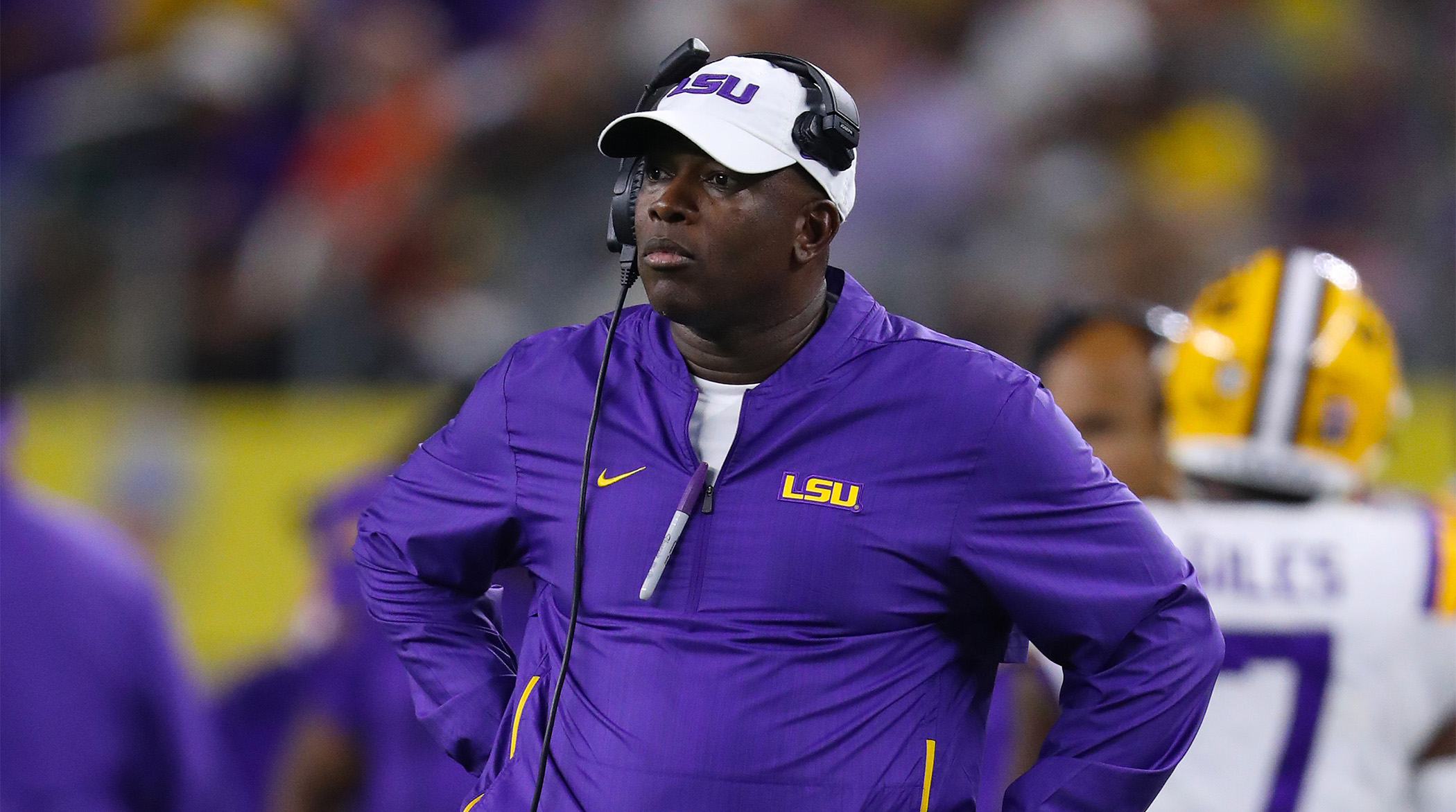 Nebraska hires LSU's Mickey Joseph as passing game coordinator - Sports ...