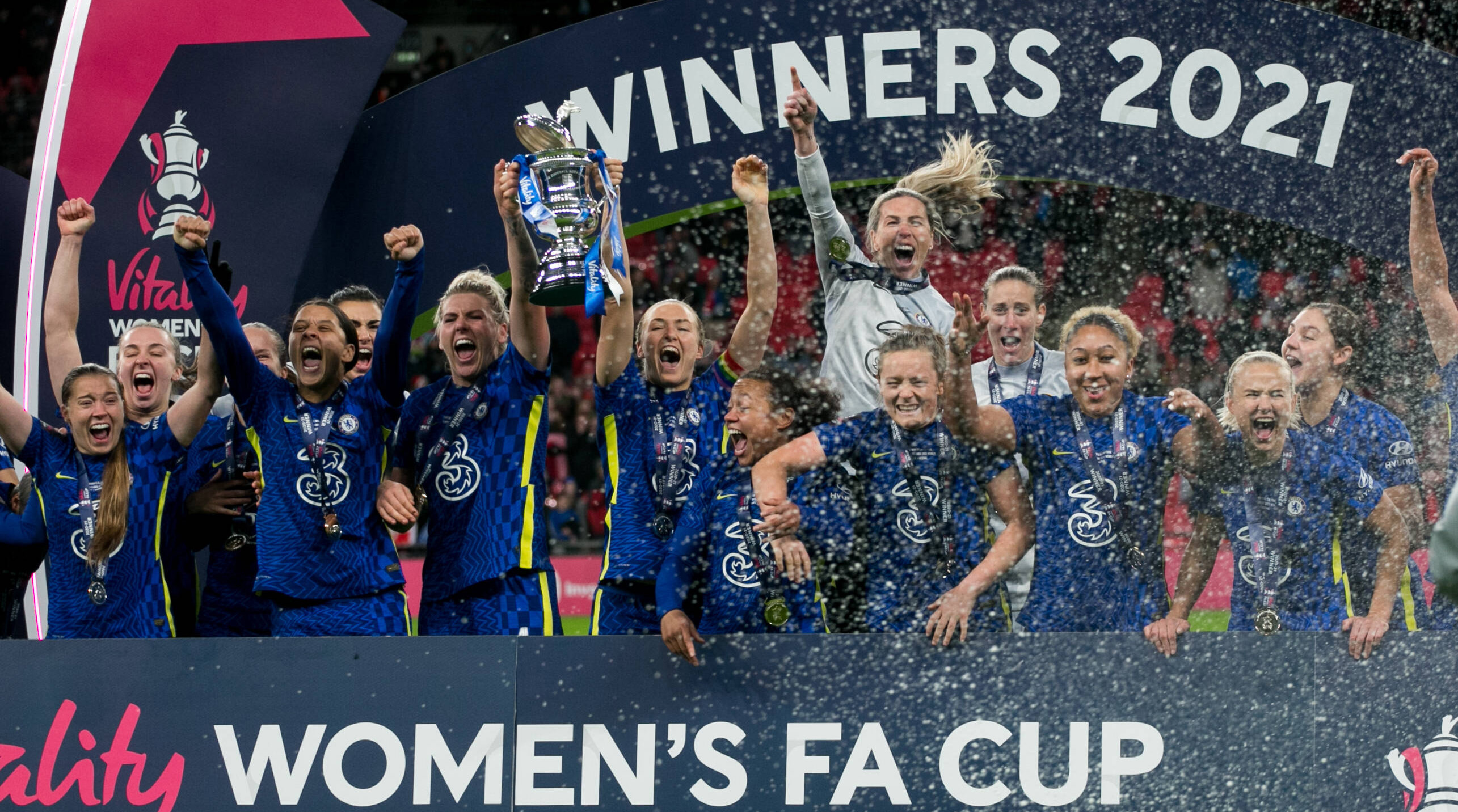 Chelsea wins Women's FA Cup to complete domestic treble - Sports ...