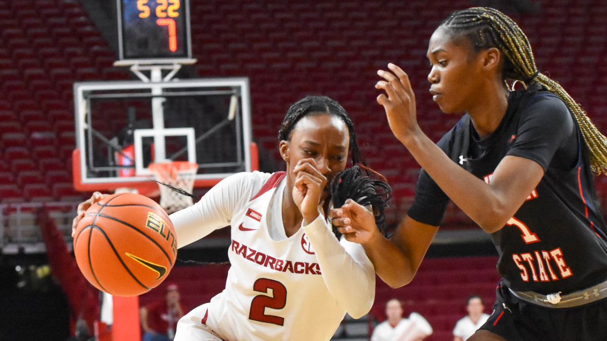 Razorbacks Have Tough Time with Jackson State in 66-62 Win - Sports ...