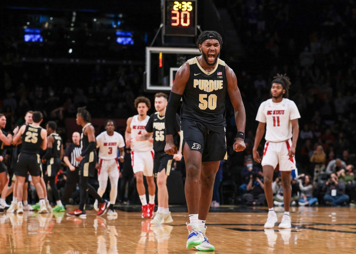 No. 1 Purdue Basketball Rallies, Forces Overtime to Defeat North ...