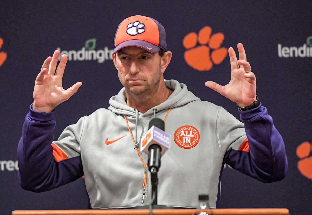 Clemson Tigers Dabo Swinney says Wesley Goodwin is a Special Coach ...