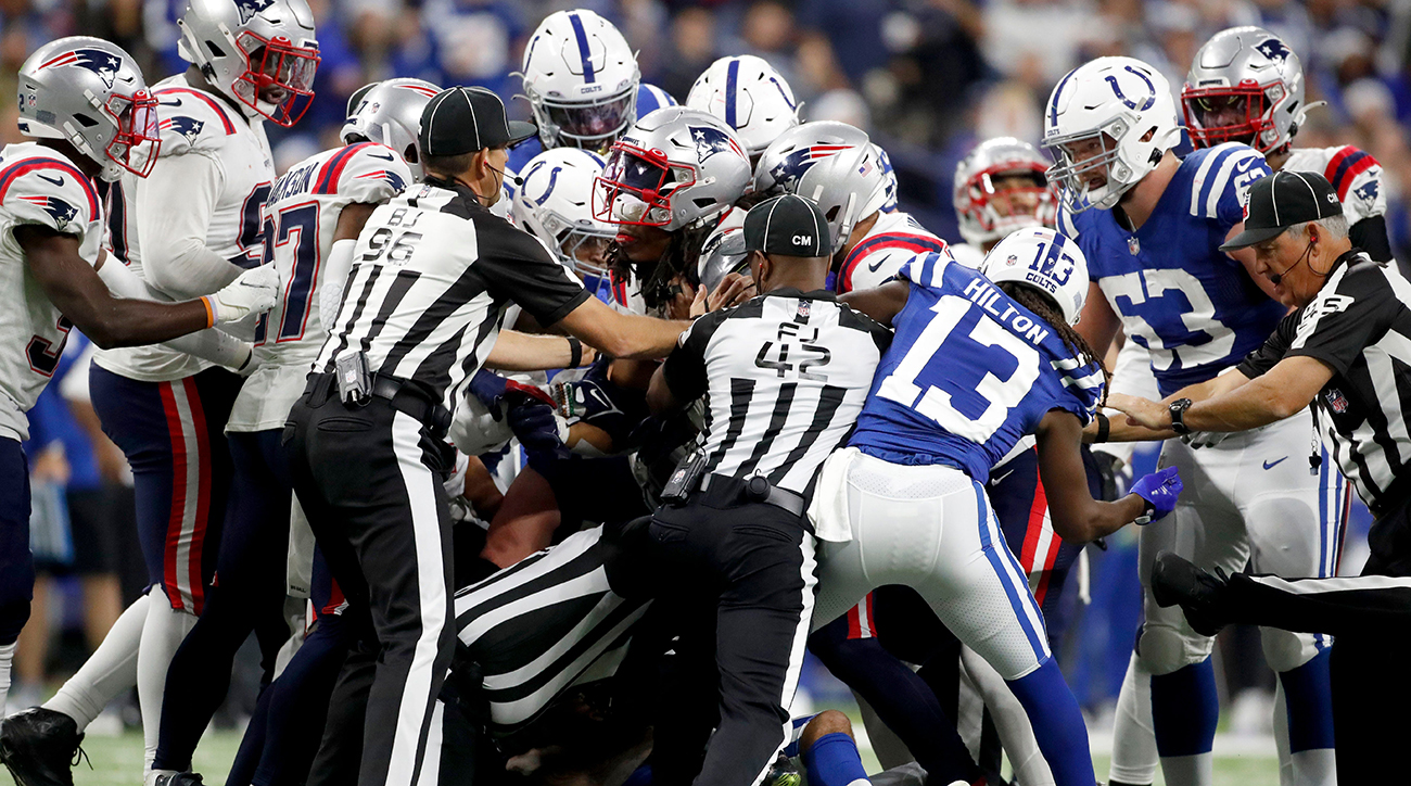 Colts-Patriots: Michael Pittman Jr., Kyle Dugger ejected after skirmish ...