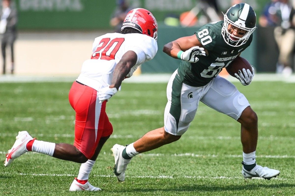 Michigan State loses TE Kameron Allen, WR Ian Stewart to transfer ...