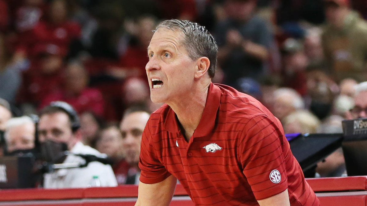 Arkansas men's basketball coach Eric Musselman discusses win over Elon ...