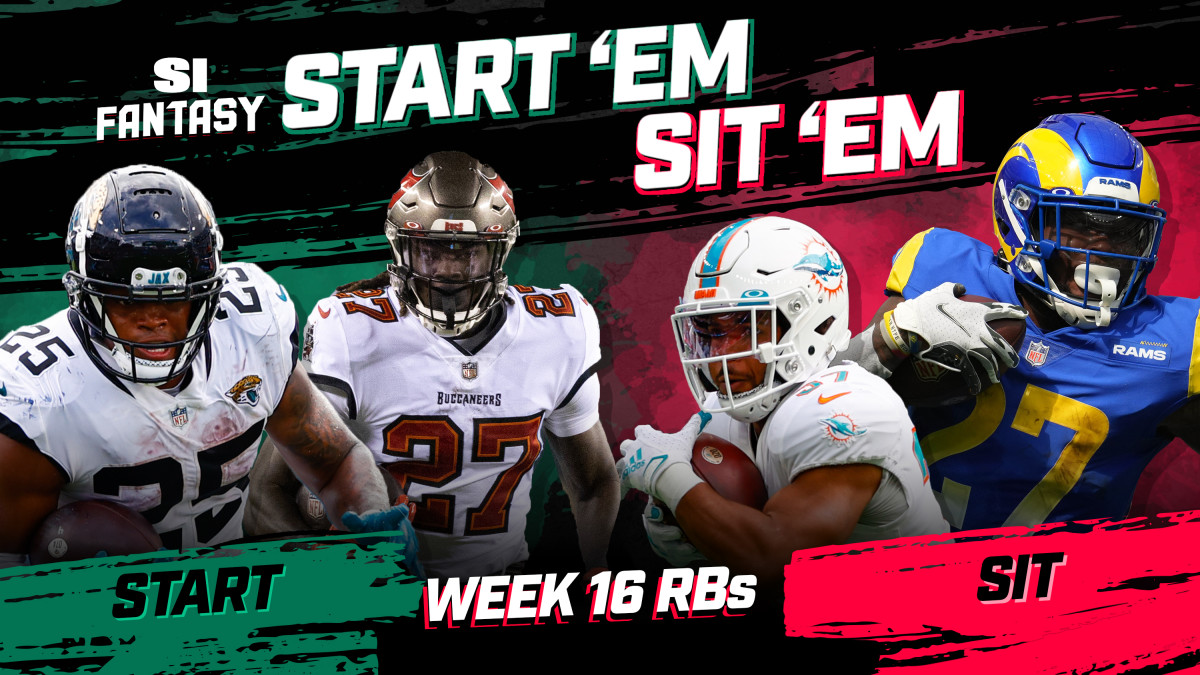 Start 'Em, Sit 'Em Fantasy Football Week 16: Running Backs - Sleepers ...