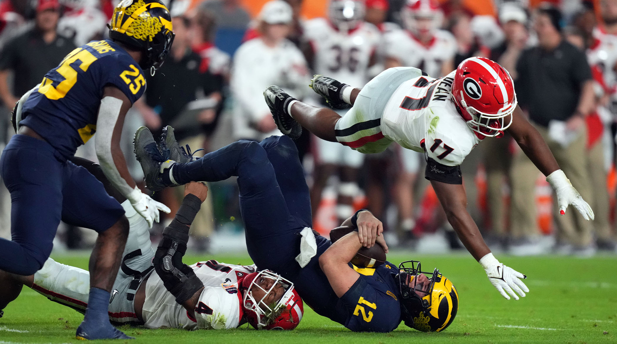 Michigan football’s pregame shirts didn’t age well in Georgia drubbing ...