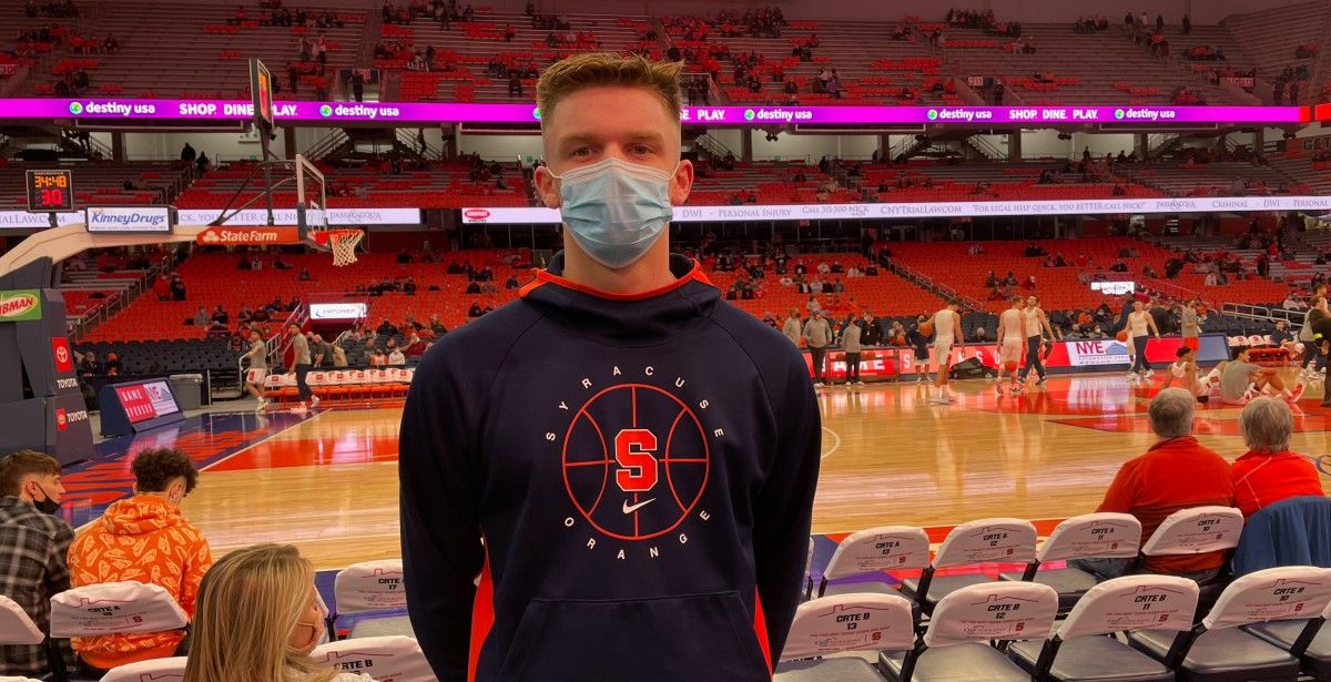 Syracuse Signee Justin Taylor Takes in First Basketball Game in the ...