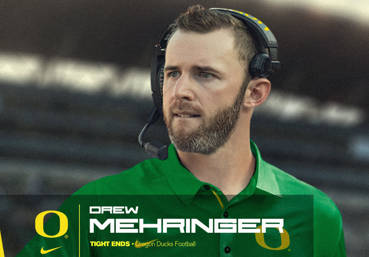 Oregon Ducks Football Announces Drew Mehringer as New Tight Ends Coach ...