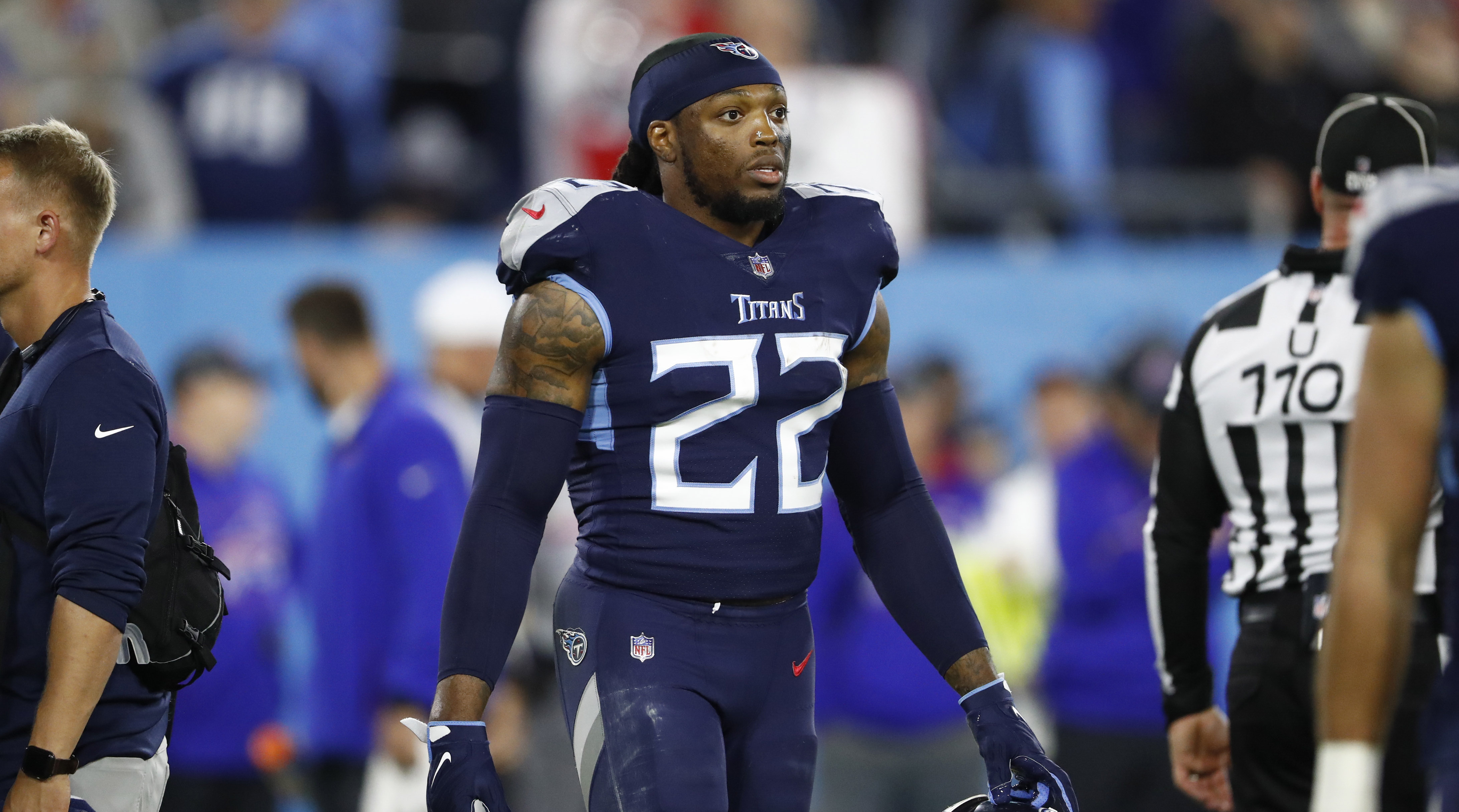 Titans RB Derrick Henry cleared to practice ahead of injury return ...