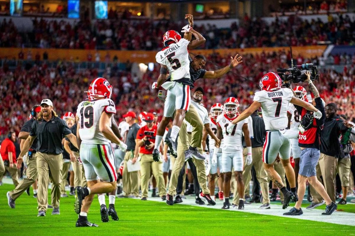 Georgia Football Offense Spreads The Wealth to Beat Alabama - Sports ...