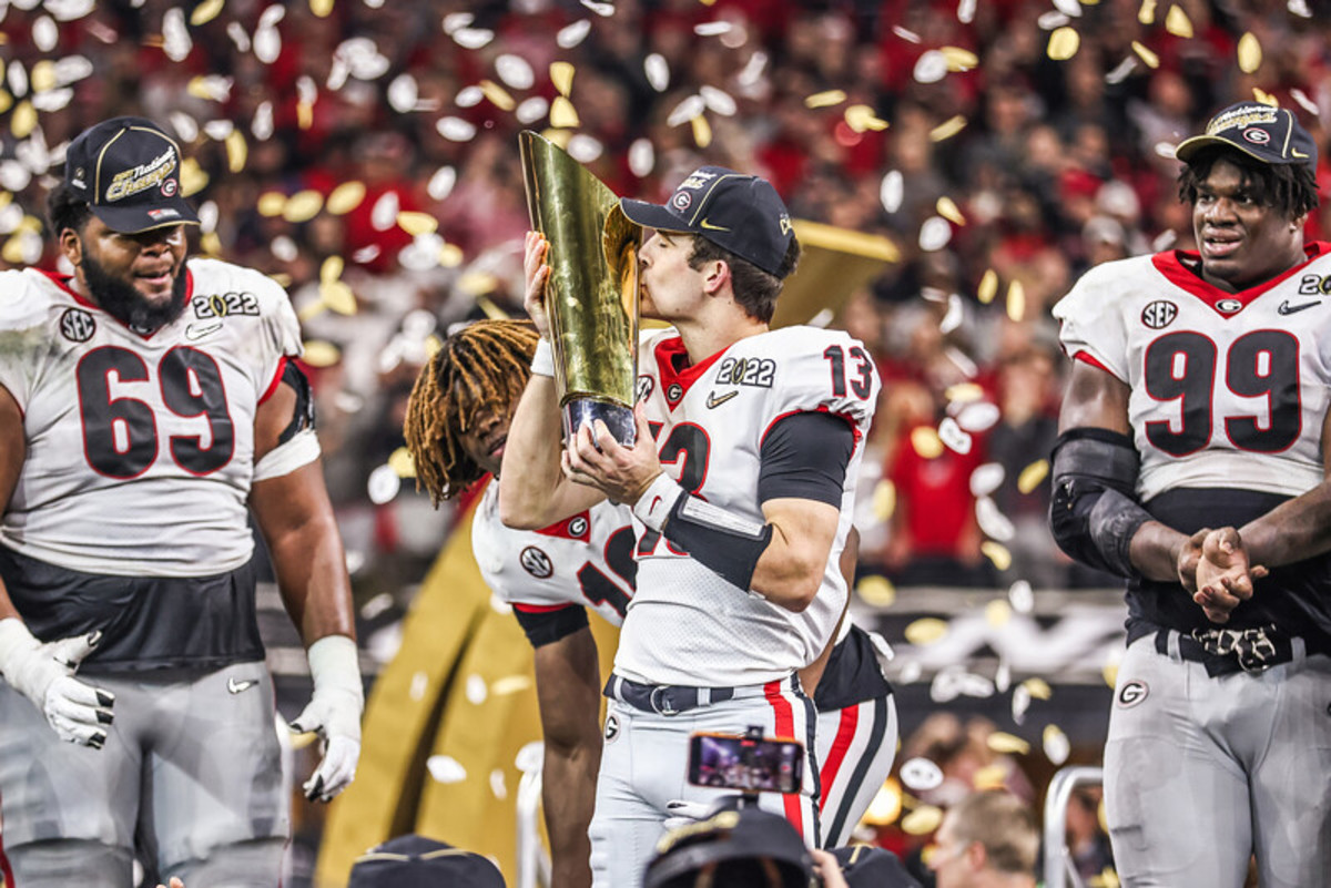 Georgia Football QB Stetson Bennett's Epic GMA Interview Following ...
