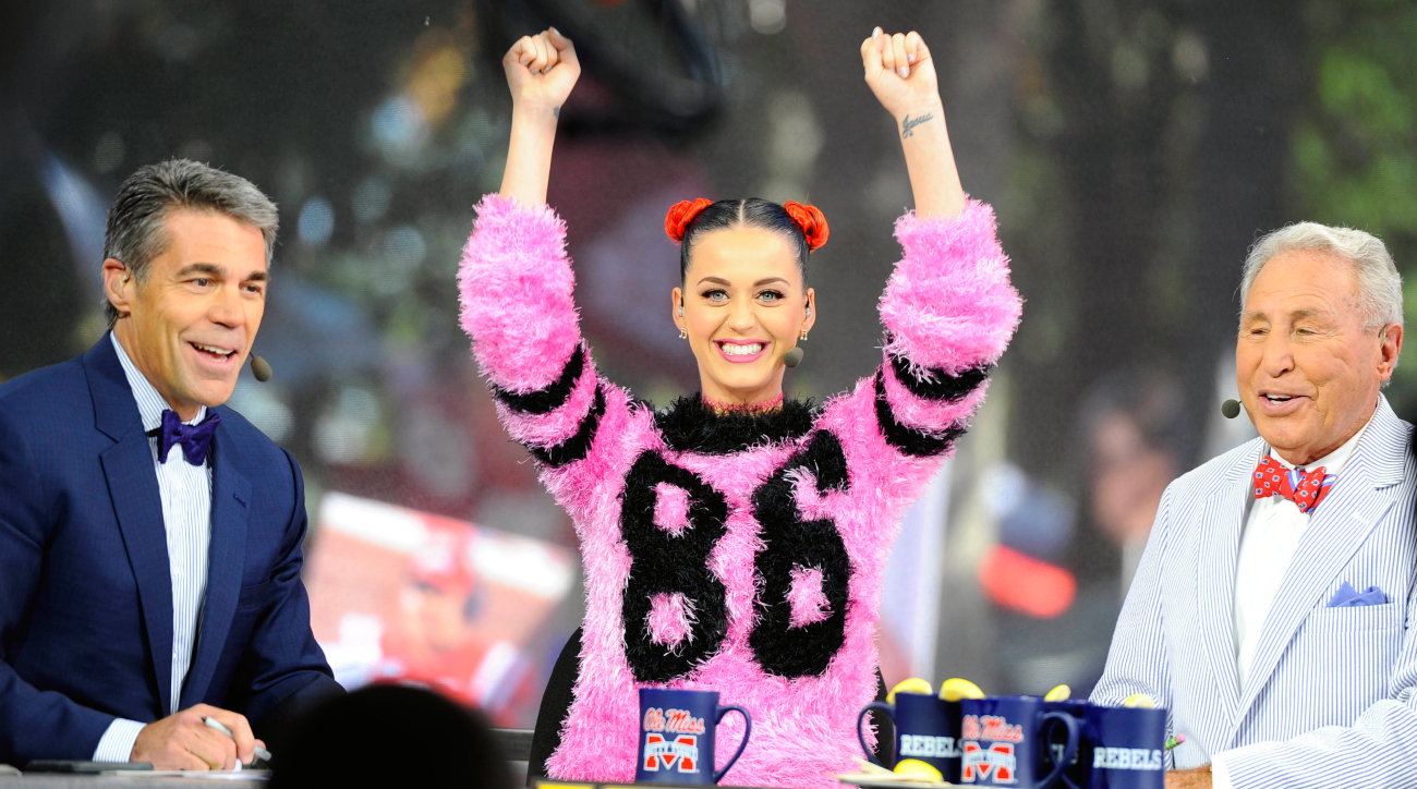 Alabama football now 0–2 in games involving pop star Katy Perry ...