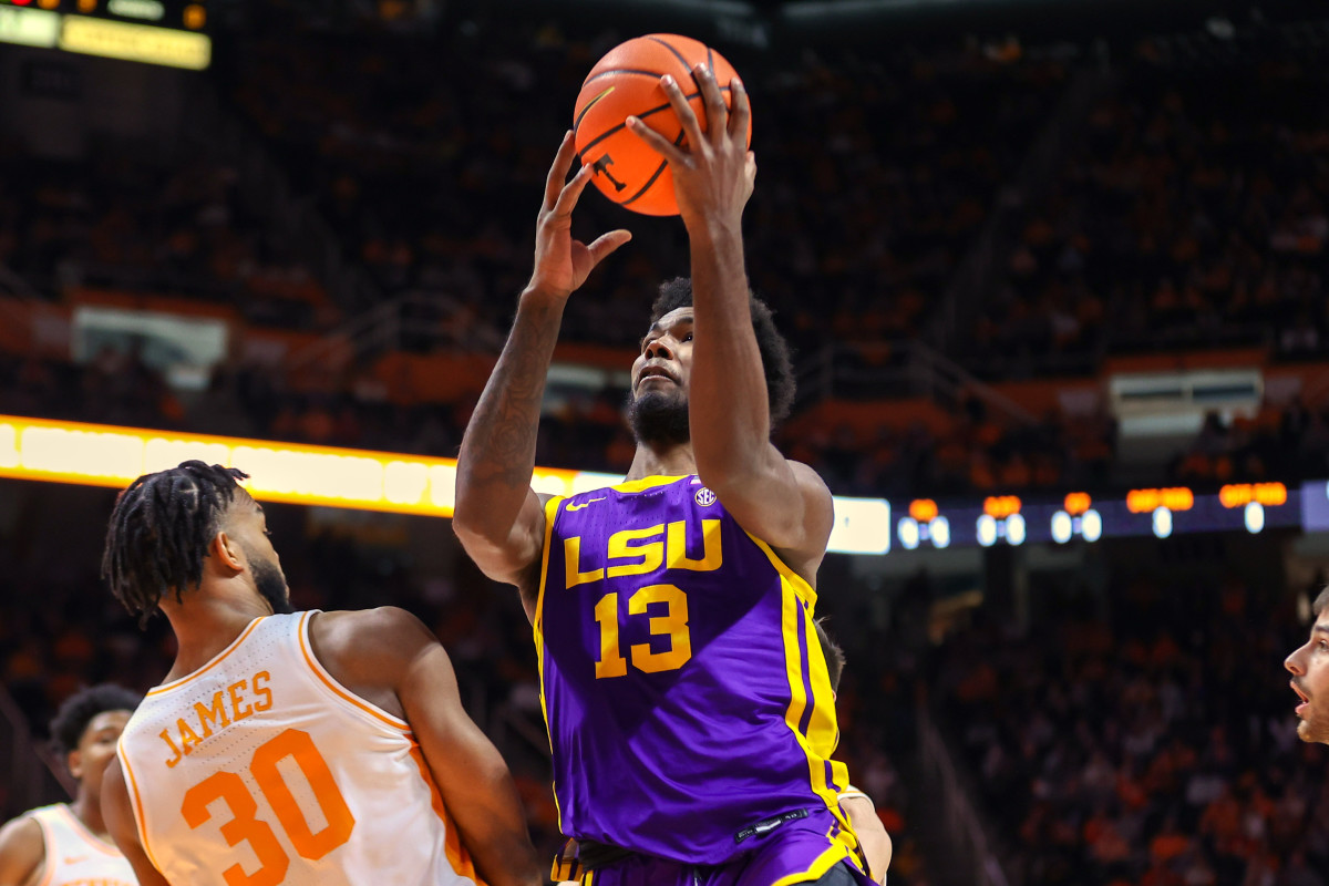 LSU Basketball's Offense Can't Get Going in 64-50 Loss to Tennessee ...