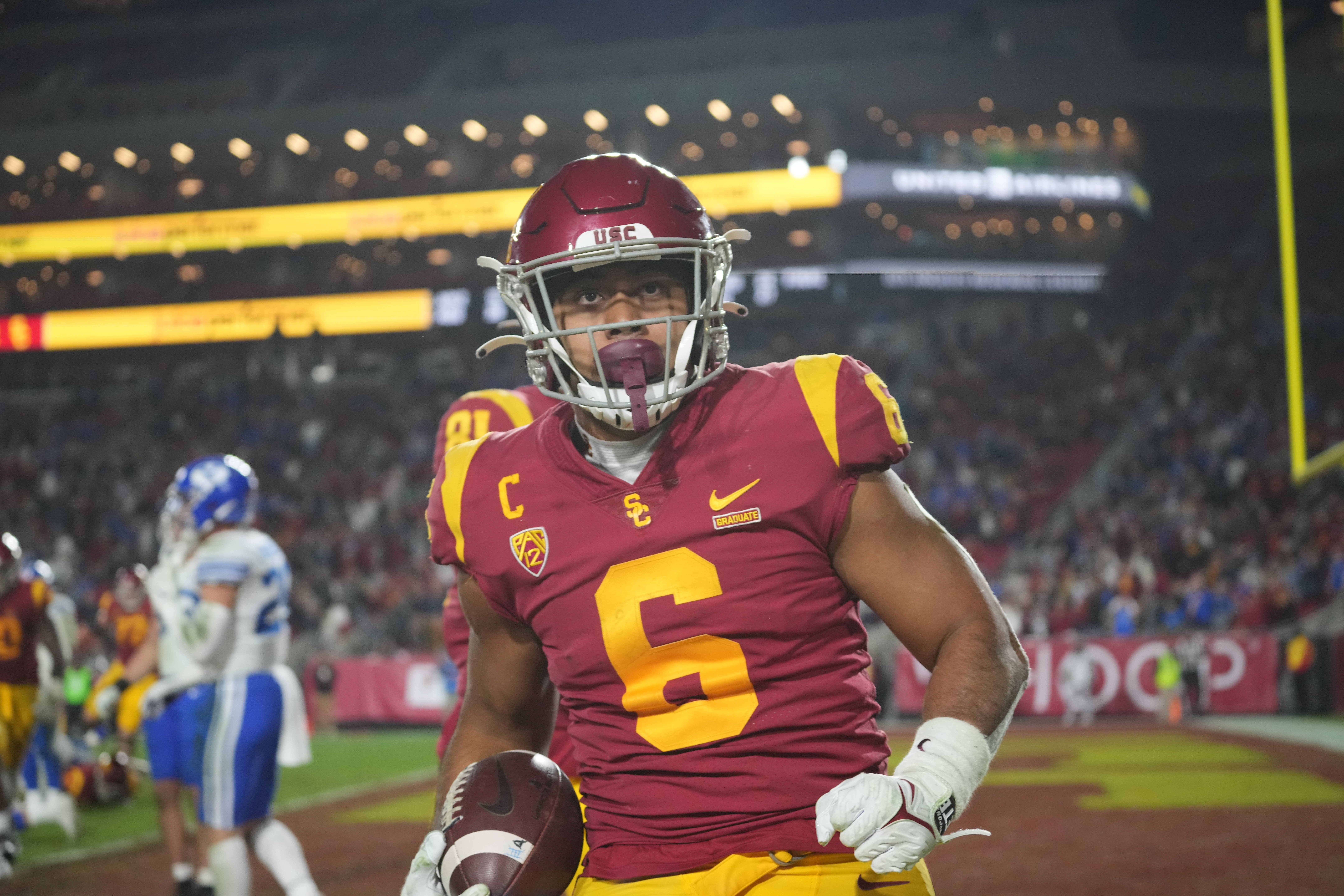 VIDEO: RB Vavae Malepeai Talks NFLPA Collegiate Bowl & USC Career ...