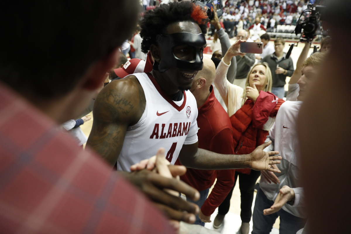 The Masked Man: Juwan Gary Victorious in Return for Alabama Basketball ...