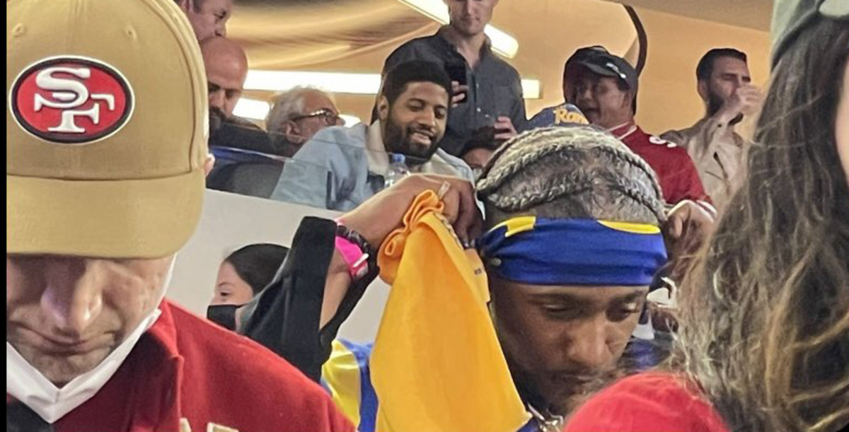 Photo: Paul George Spotted at Rams vs 49ers Game - Sports Illustrated ...