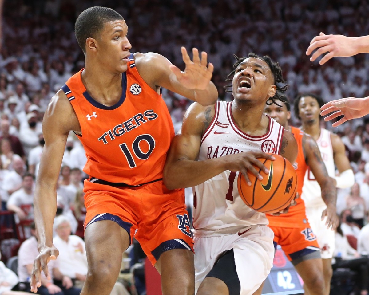 A look back at the Arkansas Razorbacks win over the No. 1 Auburn Tigers ...