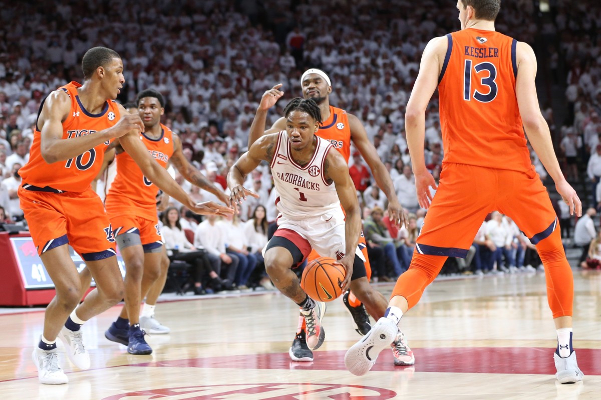 A look back at the Arkansas Razorbacks win over the No. 1 Auburn Tigers ...