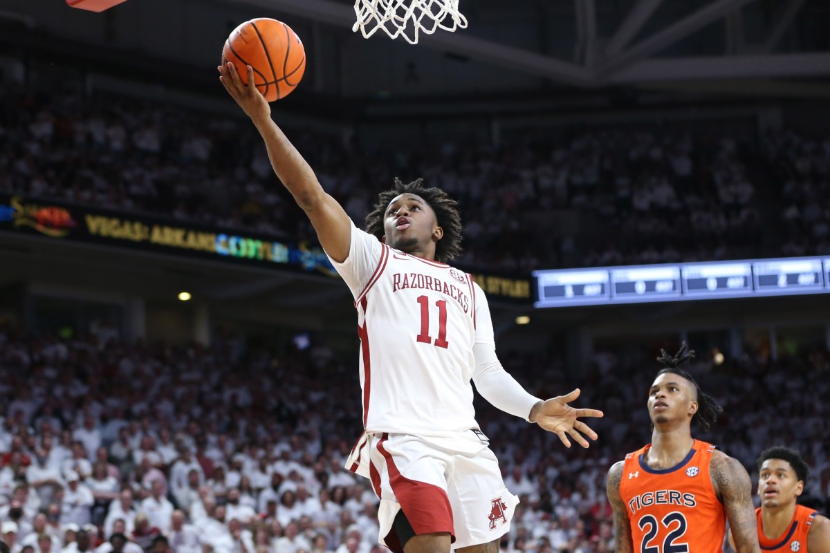 A look back at the Arkansas Razorbacks win over the No. 1 Auburn Tigers ...