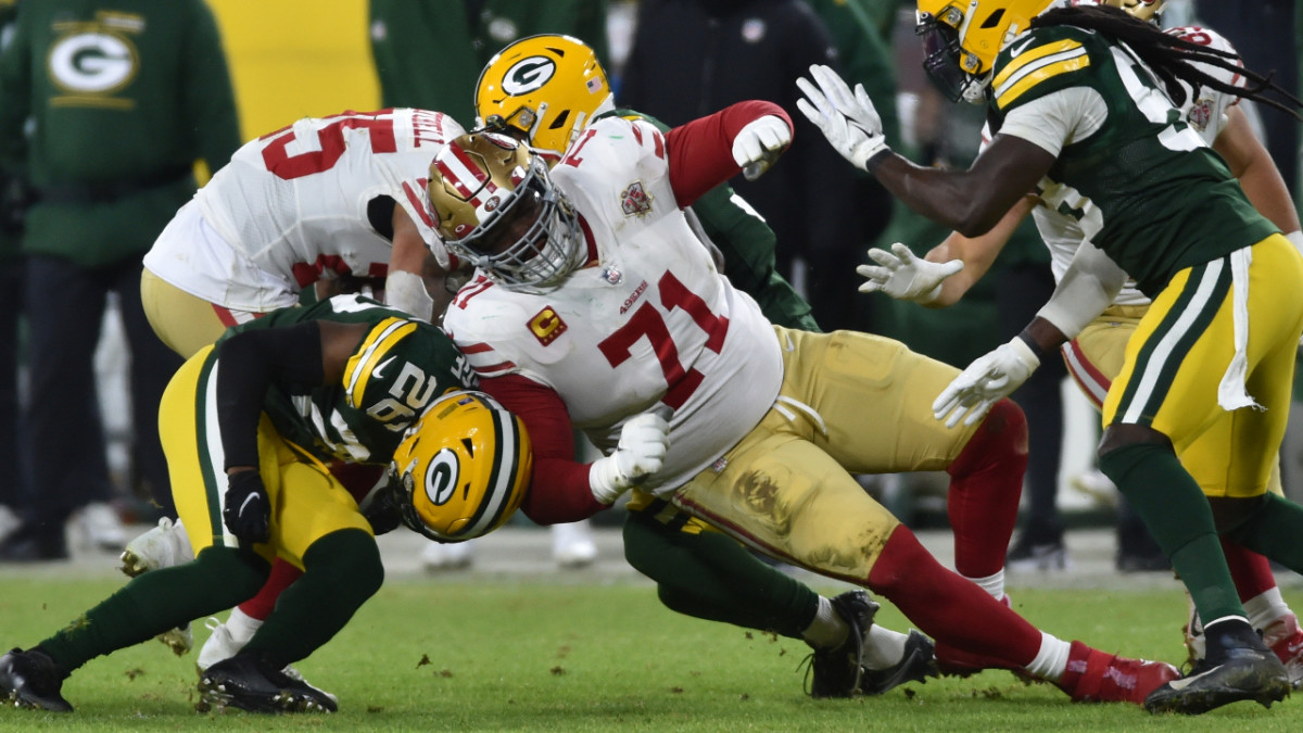 The Final Grade For the 2021 49ers Offensive Linemen - Sports ...