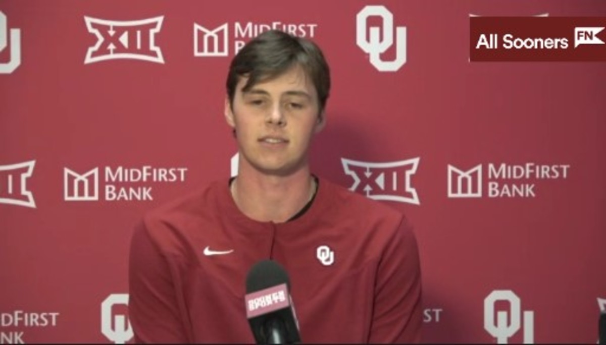 WATCH: Oklahoma LHP Jake Bennett Media Day - Sports Illustrated ...