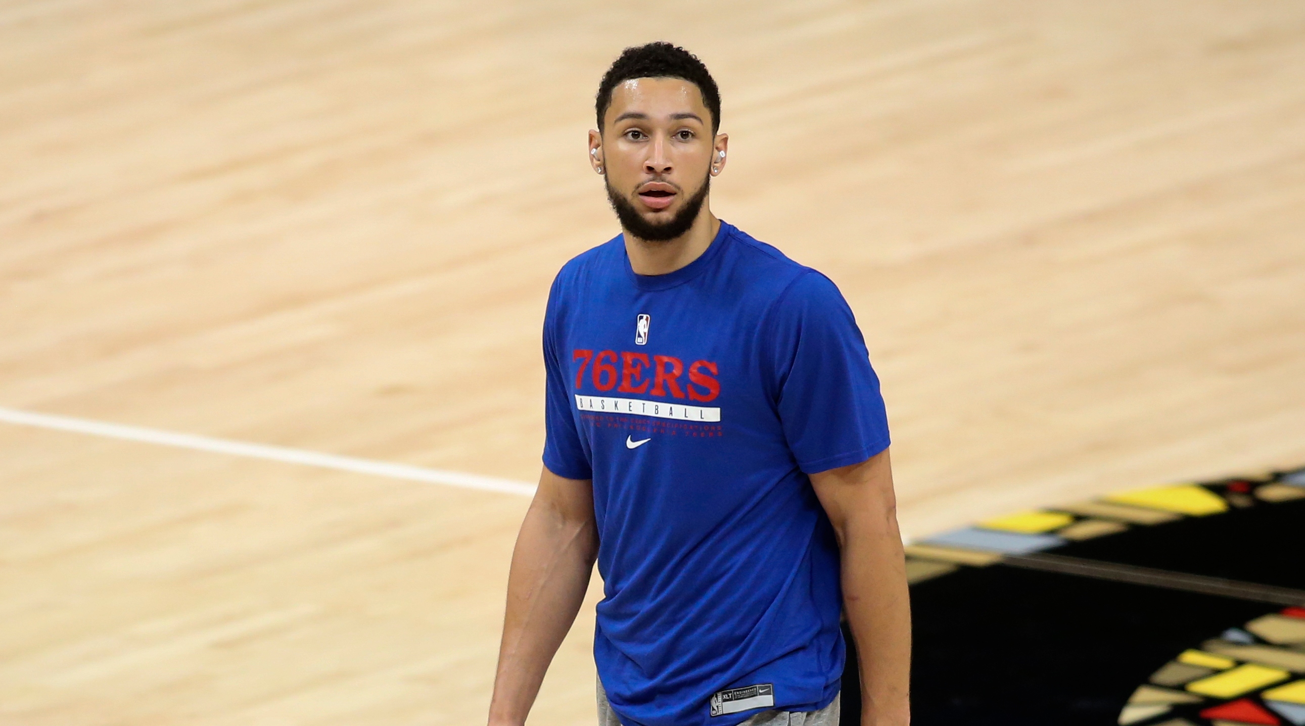 Ben Simmons meets with media for first time since last June, still no ...