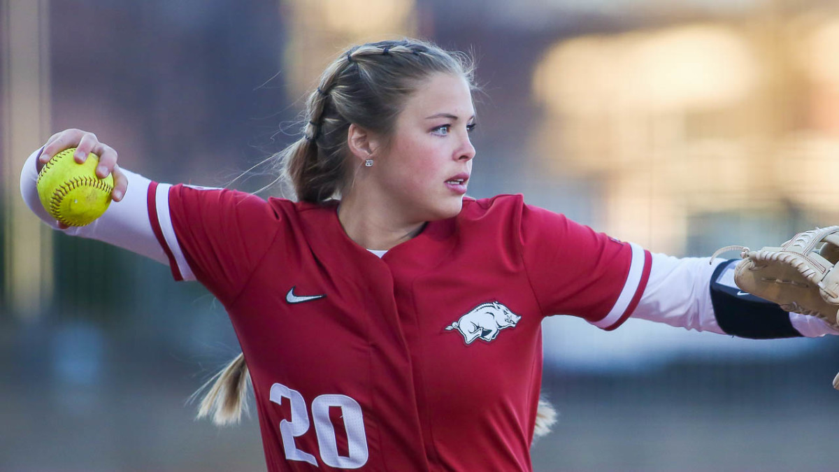 Mary Haff's Pitching Powers Hogs to Win Over Illinois - Sports ...