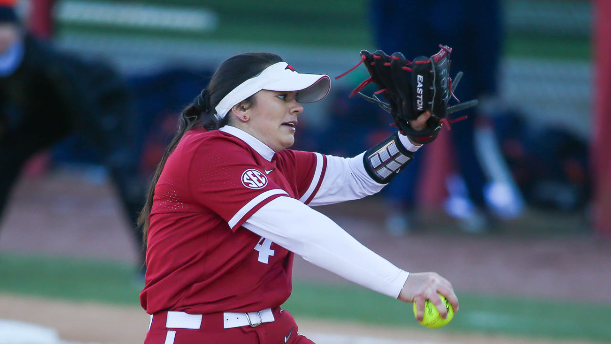 Mary Haff's Pitching Powers Hogs to Win Over Illinois - Sports ...