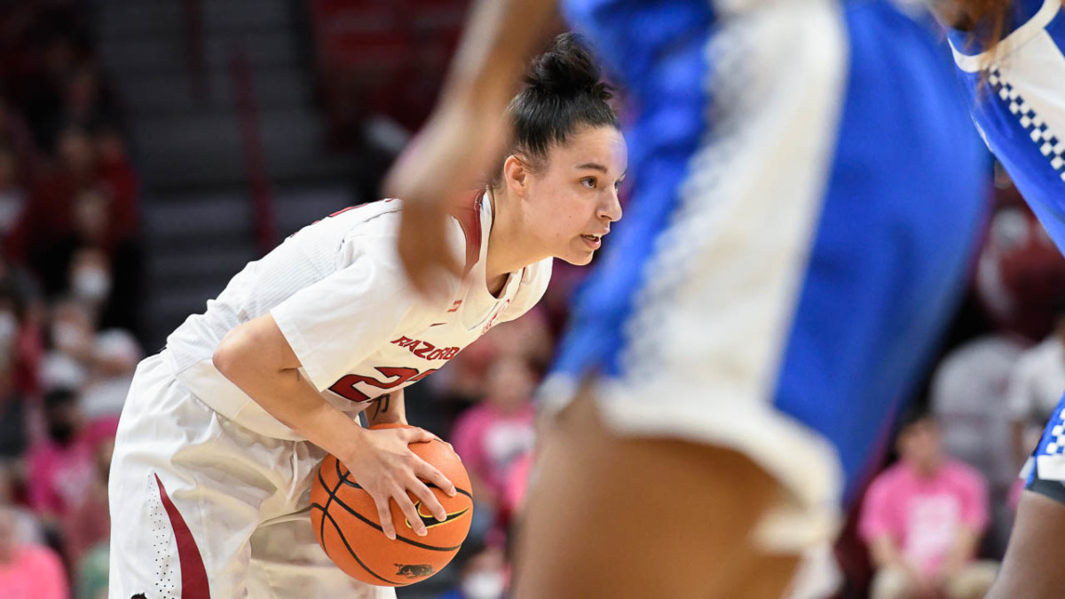 Hogs' Amber Ramirez, Makayla Daniels Kentucky Postgame - Sports ...