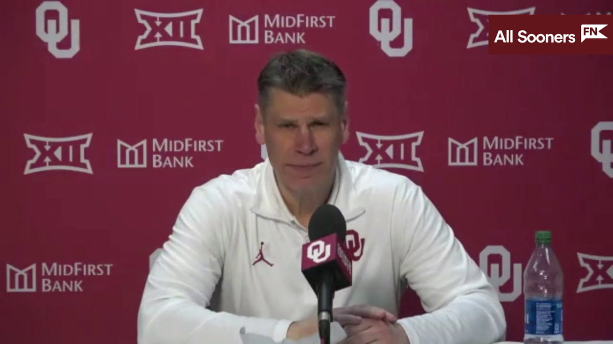WATCH: Oklahoma HC Porter Moser West Virginia Postgame - Sports ...
