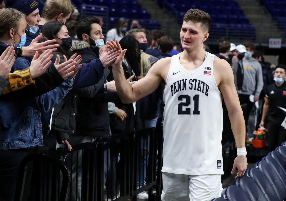 Former Penn State Basketball Player John Harrar Gets a Football Tryout ...