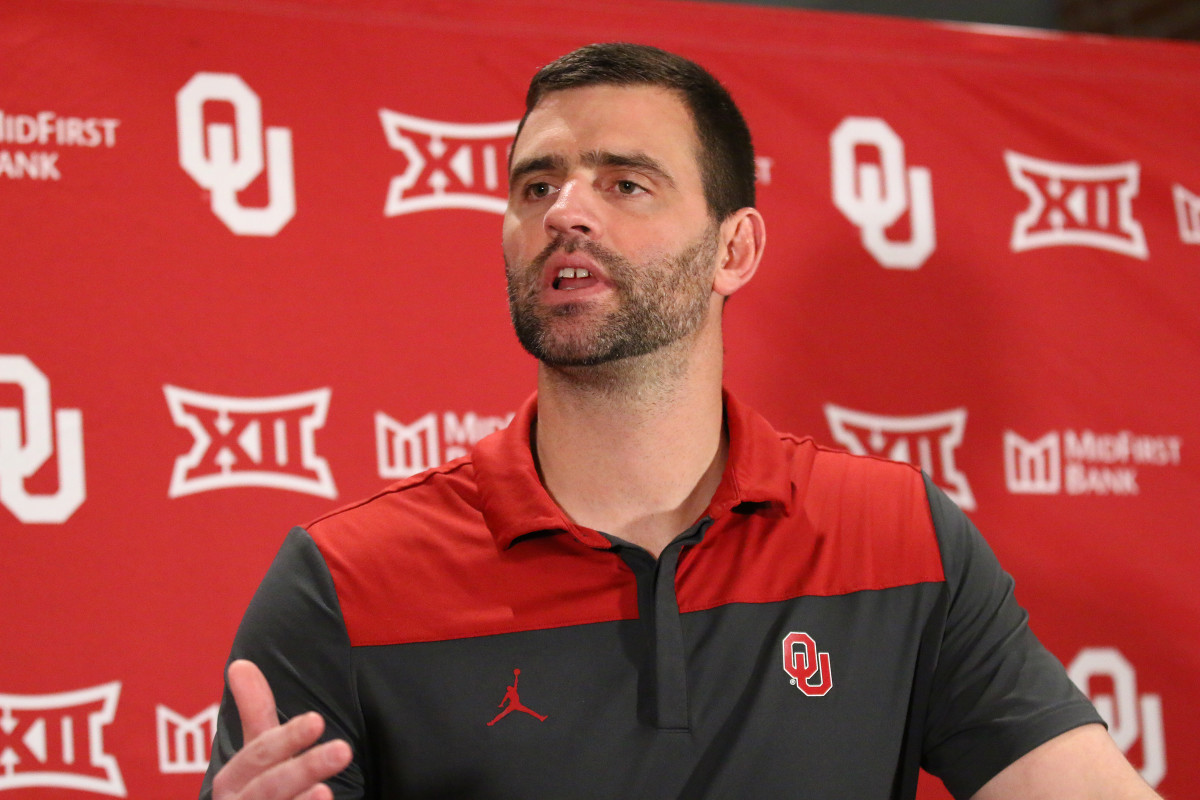 WATCH: Oklahoma Coach Joe Jon Finley Press Conference - Sports ...