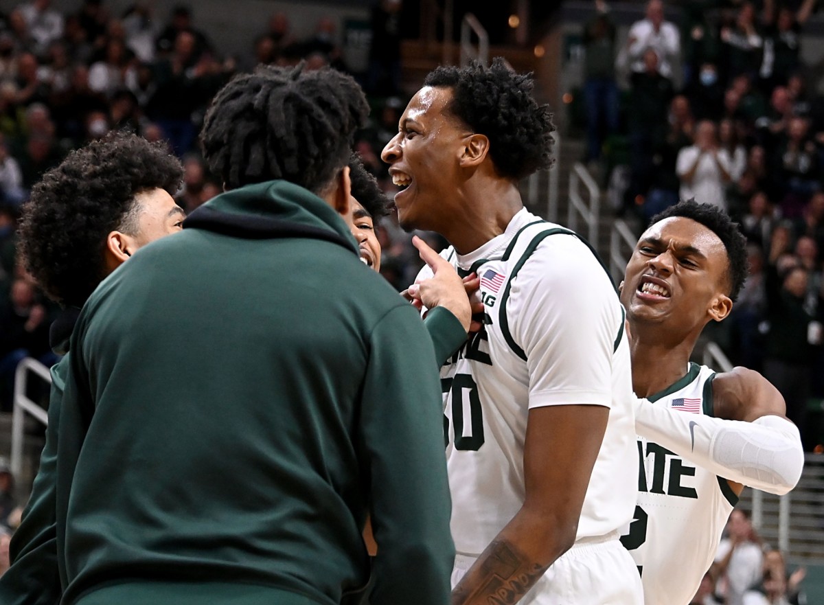 Michigan State holds off Maryland's rally, Spartans win on 'Senior ...