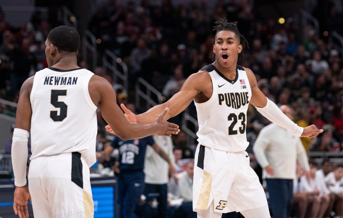 Hello, Newman: Seldom-Used Reserve Brandon Newman Helps Purdue Avoid ...