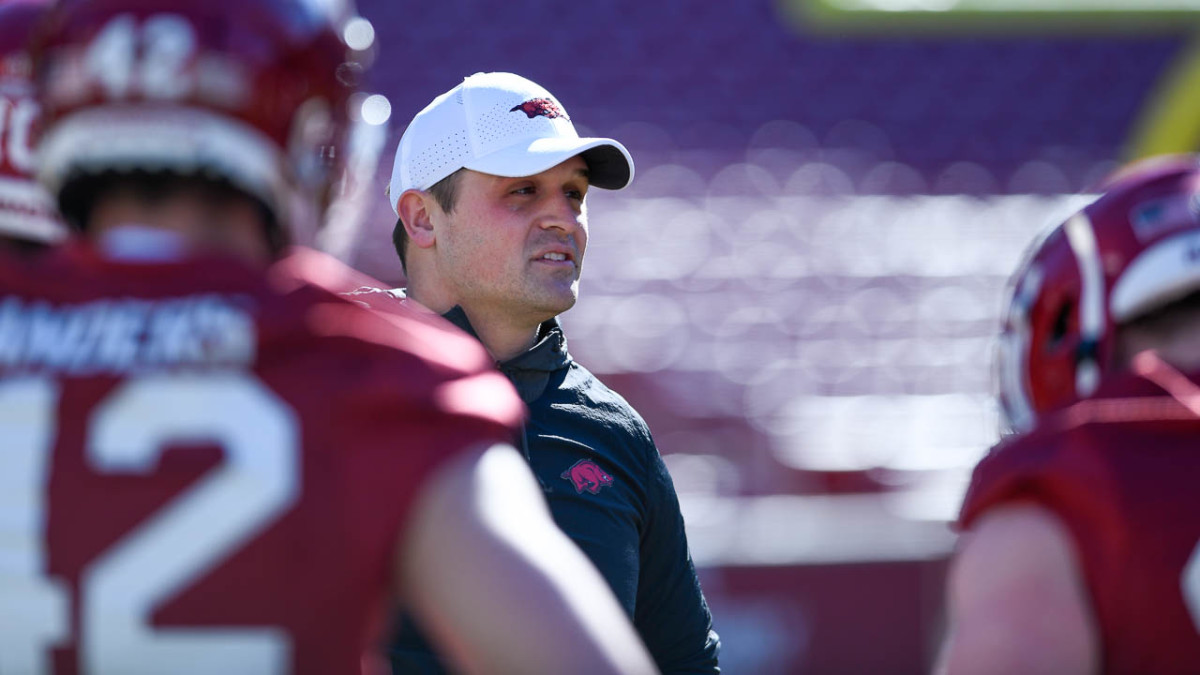 Photos from Razorbacks' First Spring Practice - Sports Illustrated All ...