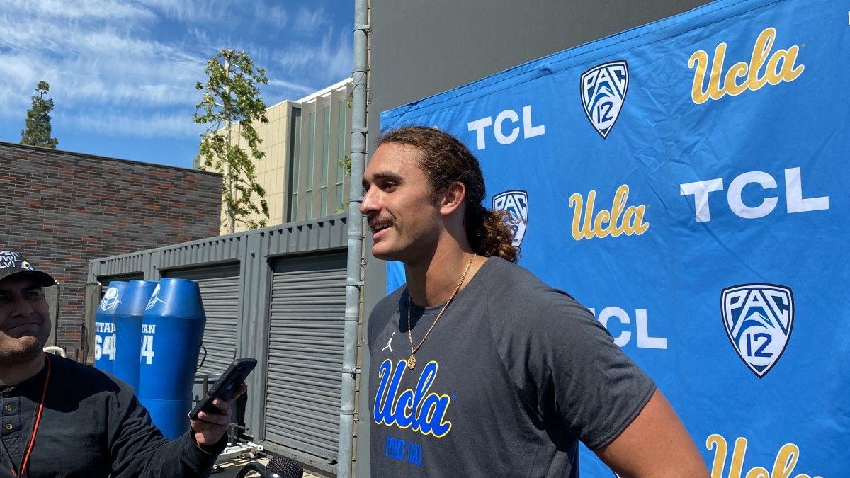 WATCH: Greg Dulcich on UCLA Pro Day, Meeting With Teams Ahead of NFL ...