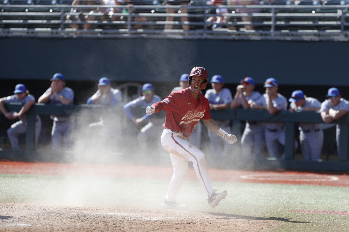 No Unlucky 13: Alabama Baseball Squeezes Out Dramatic 8-7 Victory Over ...