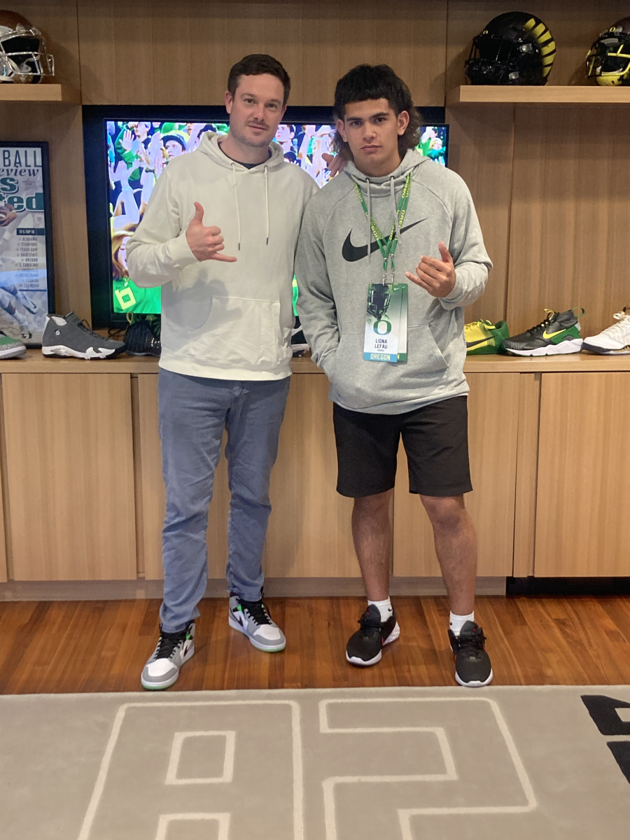 2023 Linebacker Recruit Liona Lefau Talks Oregon Football Interest and ...