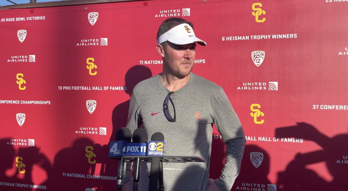 USC Head Coach Lincoln Riley Shares Run Game Philosophy - Sports ...