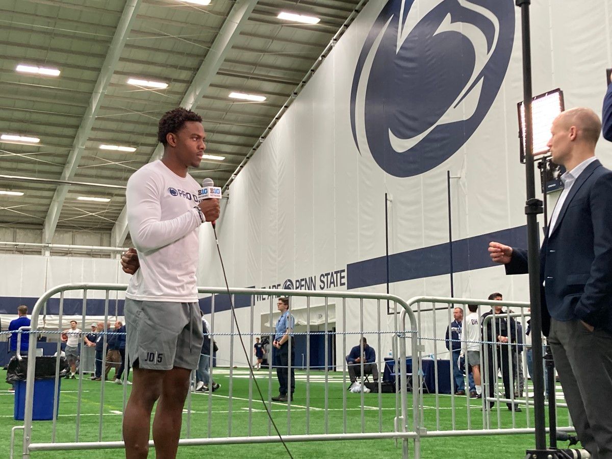 Where is Penn State Receiver Jahan Dotson Going in the 2022 NFL Draft ...