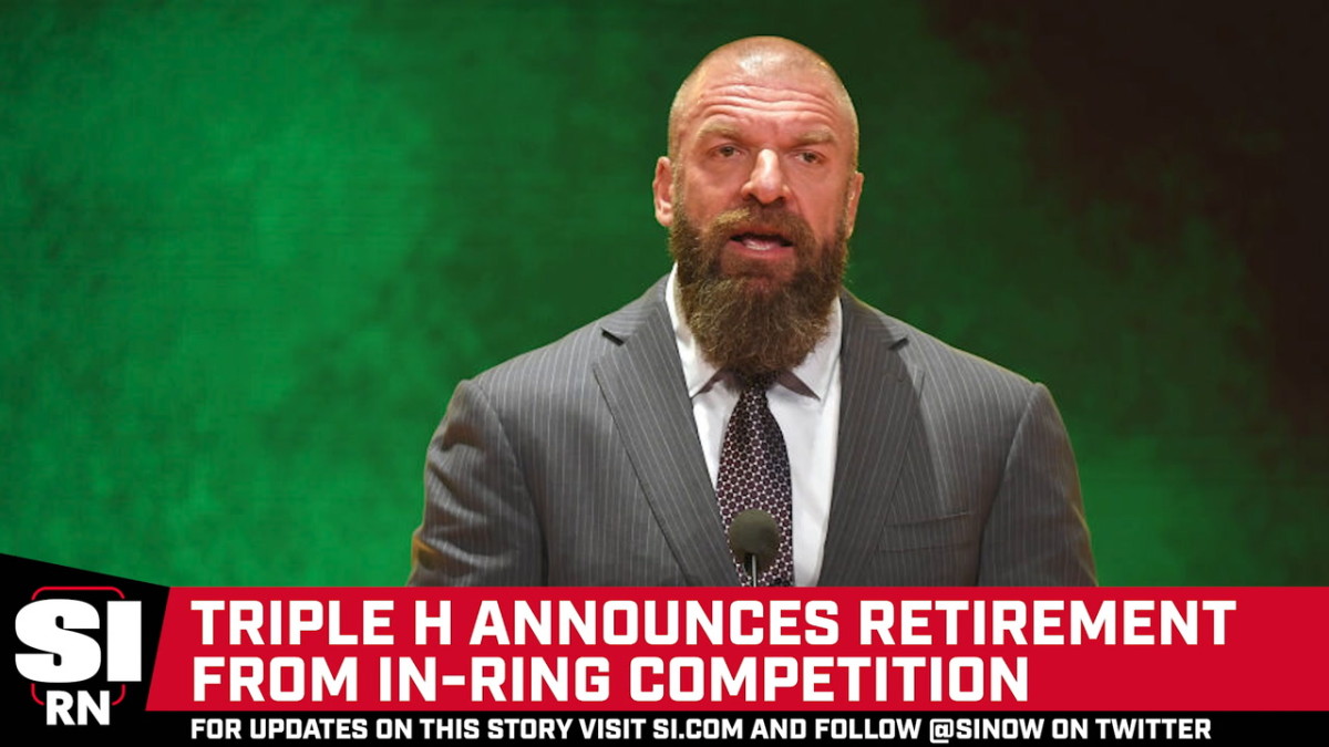 Triple H Announces Retirement from In-Ring Competition on 'First Take ...