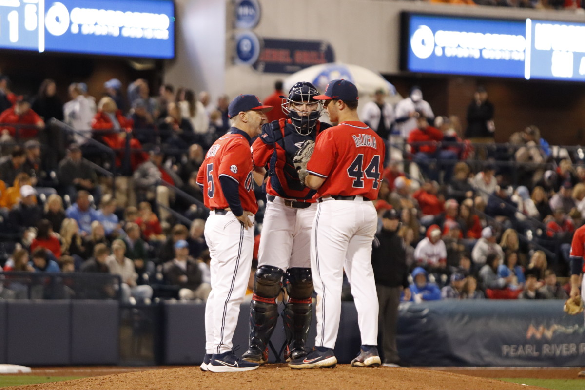 Dylan DeLucia Throws Complete Game As Ole Miss Captures Game One Win ...