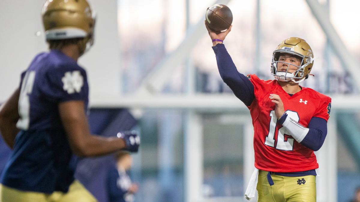 Tyler Buchner Out For Blue Gold Game With Injured Ankle - Sports ...