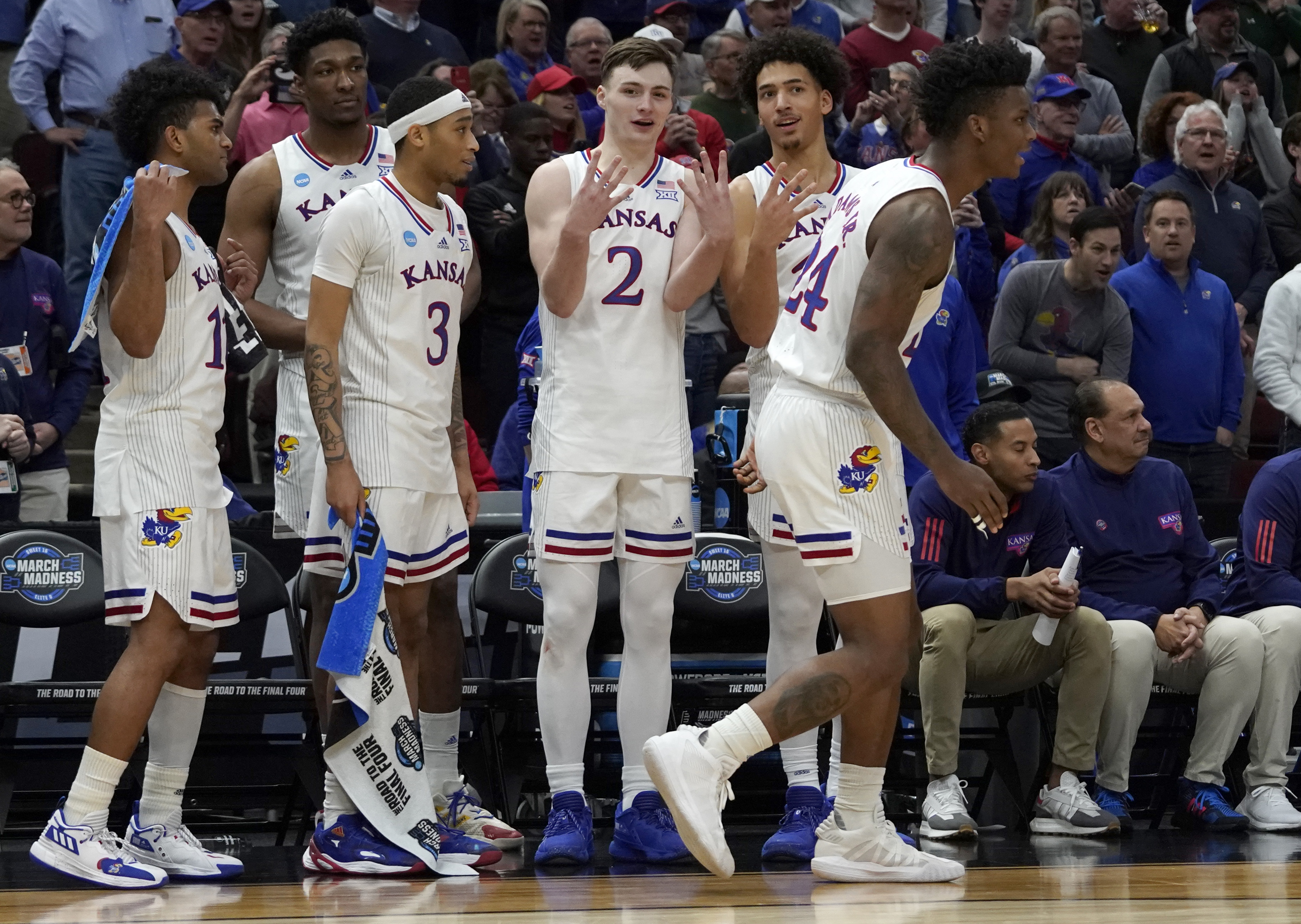 Kansas Jayhawks Storm Past Miami 76-50 to Reach Final Four - Blue Wings ...