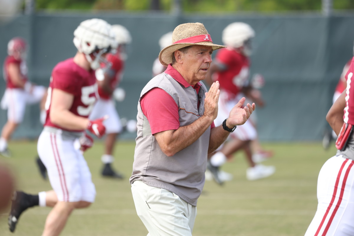 Scenes From Alabama Football Spring Practice No. 6 - Sports Illustrated ...