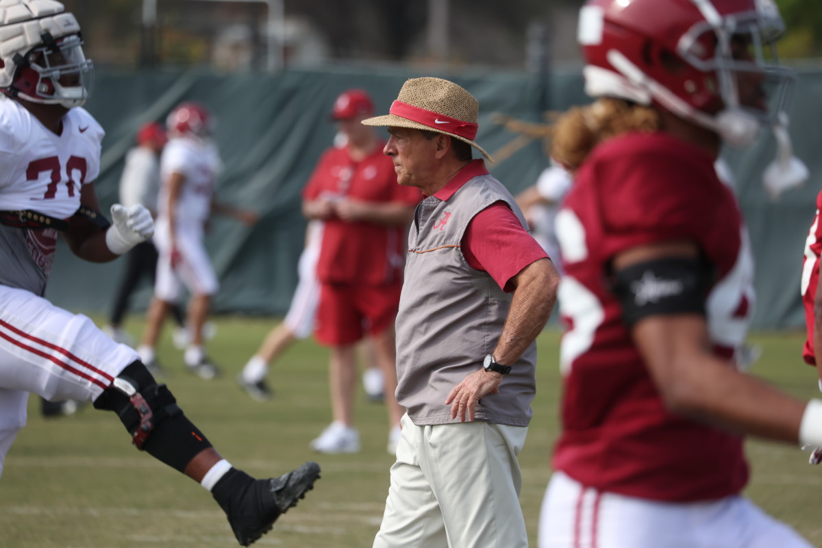 Scenes From Alabama Football Spring Practice No. 6 - Sports Illustrated ...