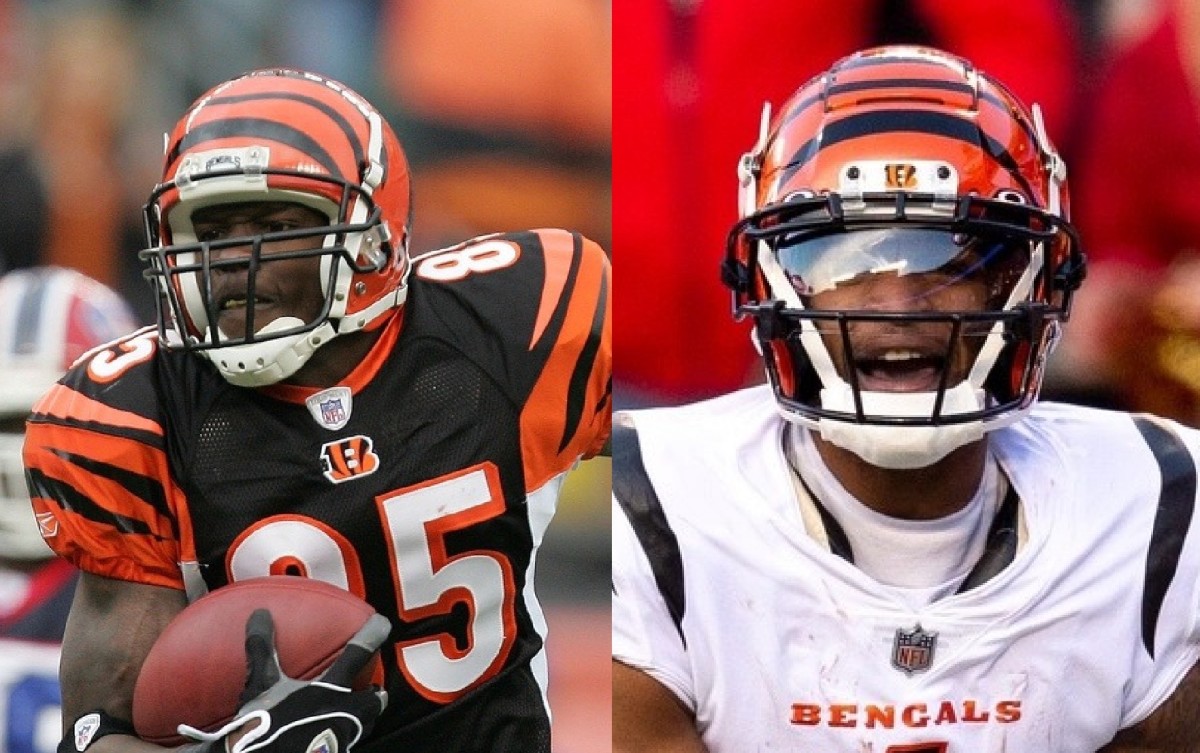 Cincinnati Bengals Star Ja'Marr Chase and Chad 'Ochocinco' Johnson Breakdown Film Together ...
