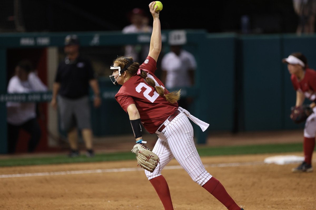 Alex Salter Tosses No-Hitter as No. 4 Alabama Softball Run Rules ...